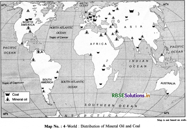 Class 8 Hamara Rajasthan Map Related Questions in English – RBSE Solutions