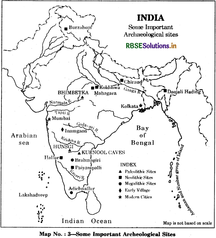 Class 6 Hamara Rajasthan Map Related Questions in English – RBSE Solutions